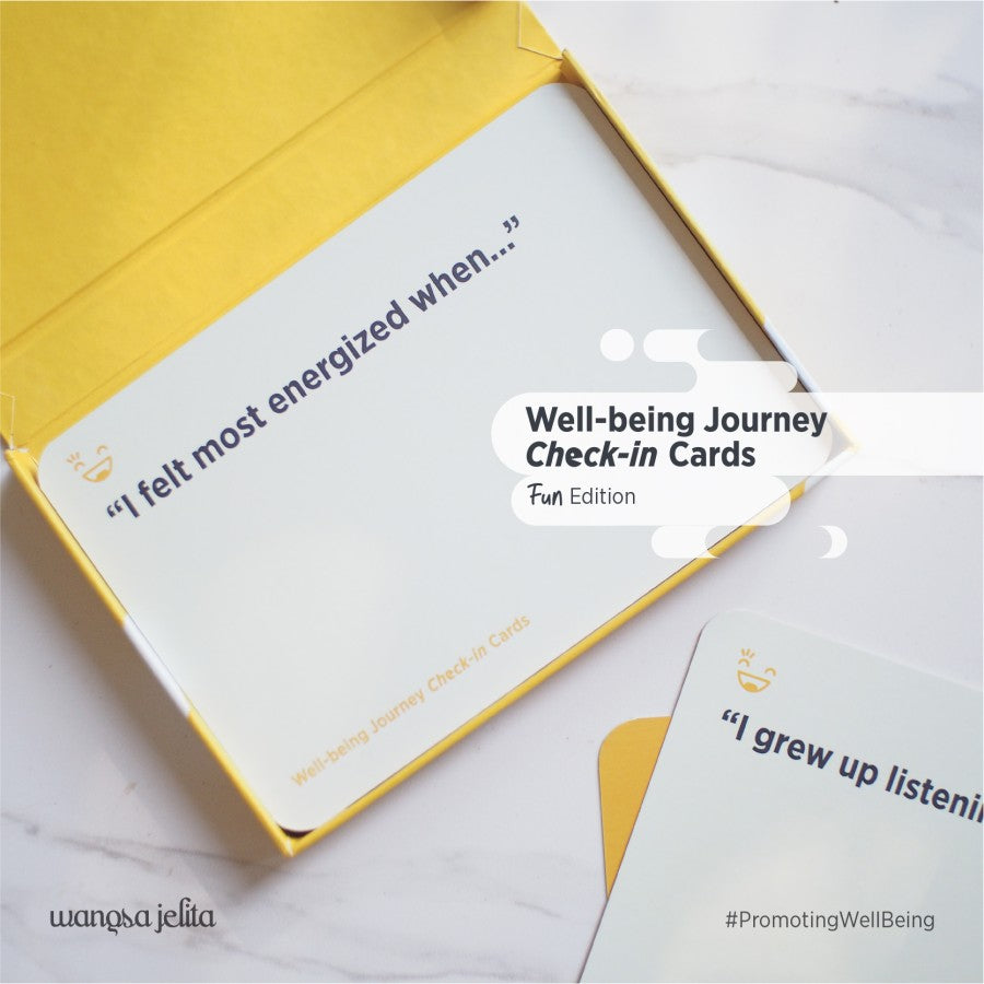 Well-Being Journey Check-In Cards - Fun edition